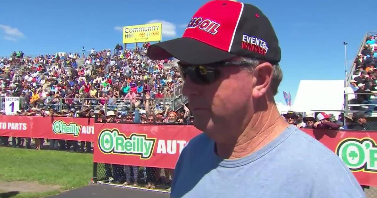 NHRA SpringNationals Super Comp winner Alan Savage