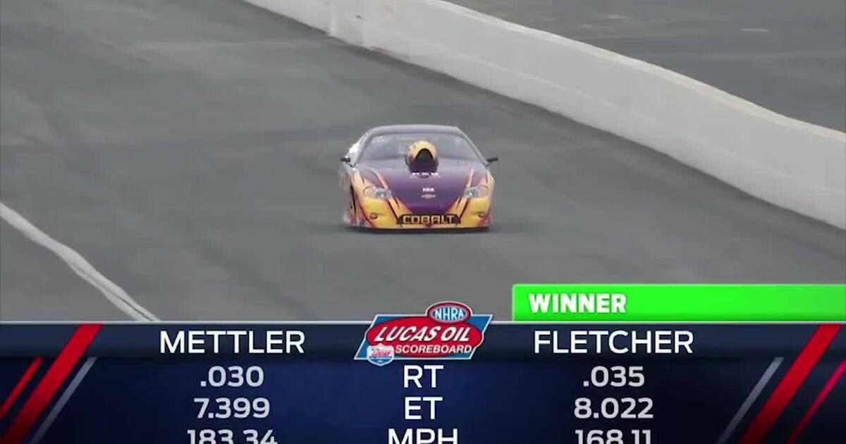 Auto Club NHRA Finals Comp winner Dan Fletcher