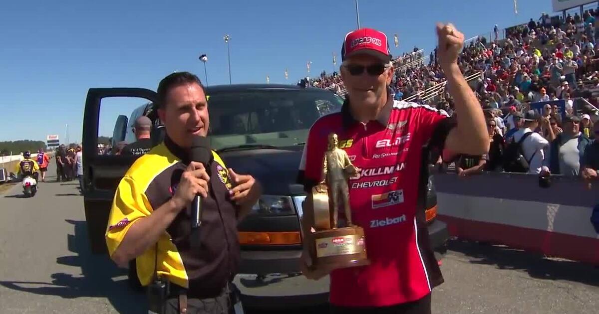 Amalie Motor Oil NHRA Gatornationals Comp winner David Rampy