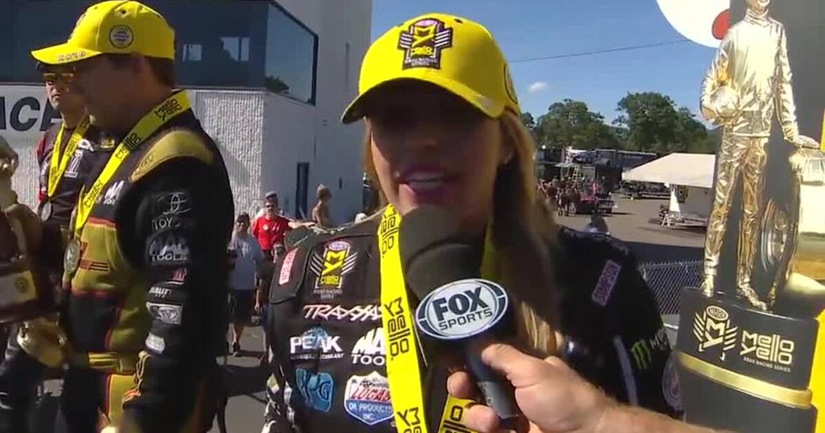 Brittany Force gets her THIRD win of the season in Brainerd