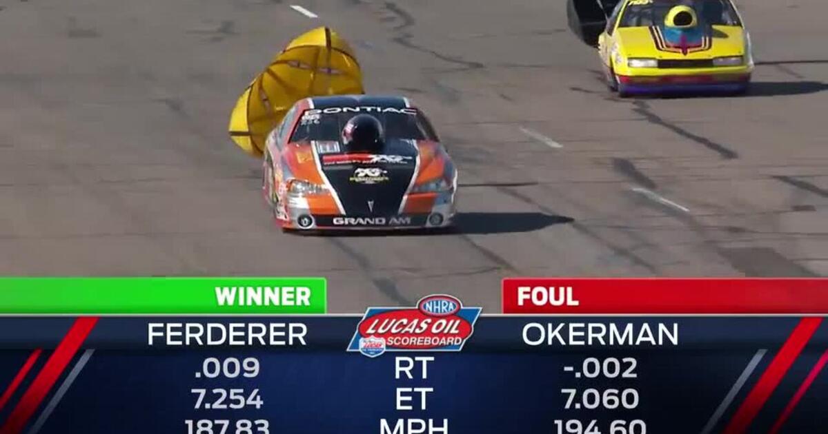NHRA Arizona Nationals Top Sportsman winner Mike Ferderer