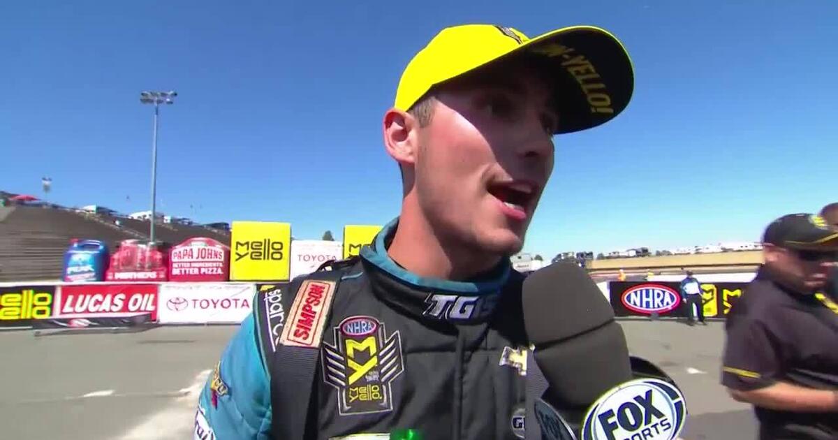 Tanner Gray races to his third win of the year