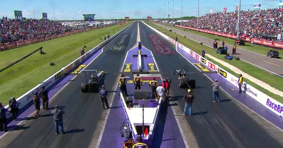 NHRA SpringNationals Top Dragster winner J.R. Baxter