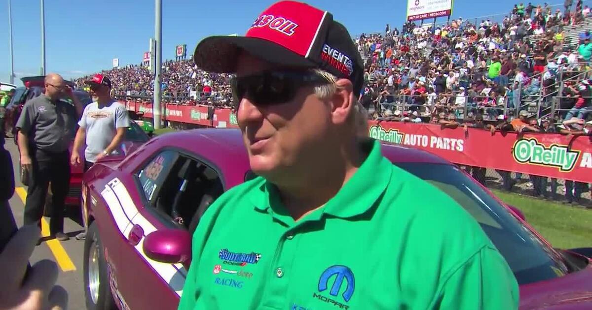 NHRA SpringNationals Stock winner Kevin Helms