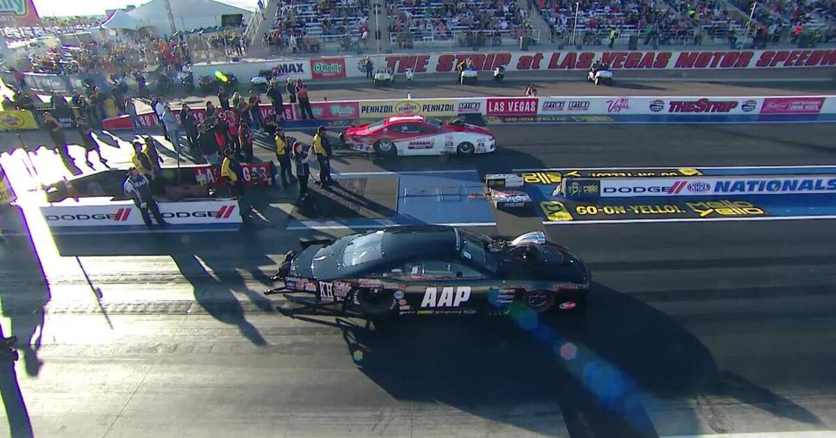 2019 Dodge NHRA Nationals Pro Mod winner Stevie "Fast" Jackson