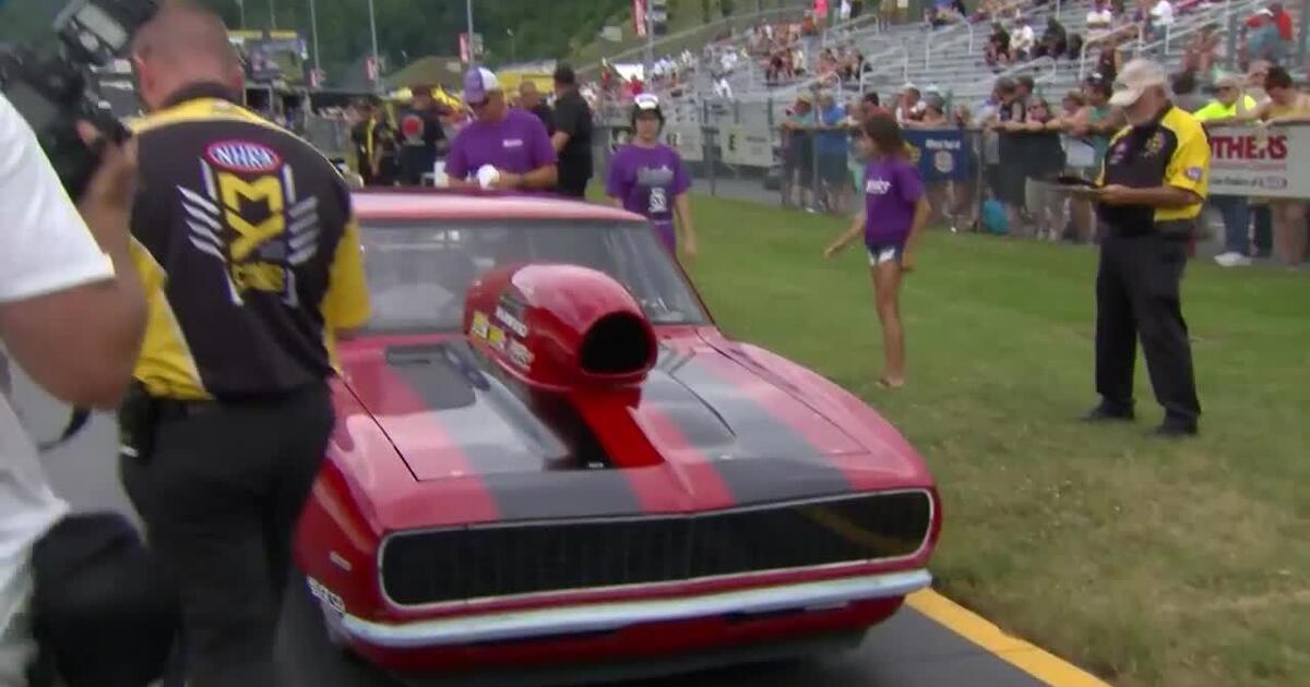 NHRA Thunder Valley Nationals Super Gas winner Steve Furr
