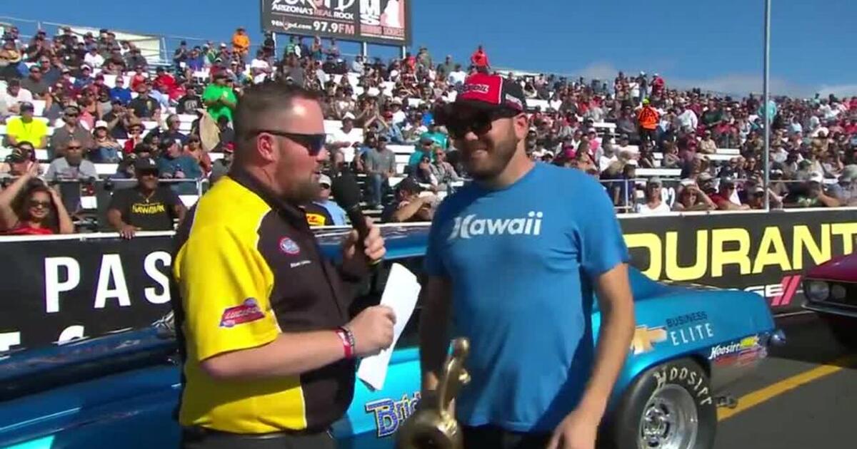 NHRA Arizona Nationals Stock winner Kyle Rizzoli