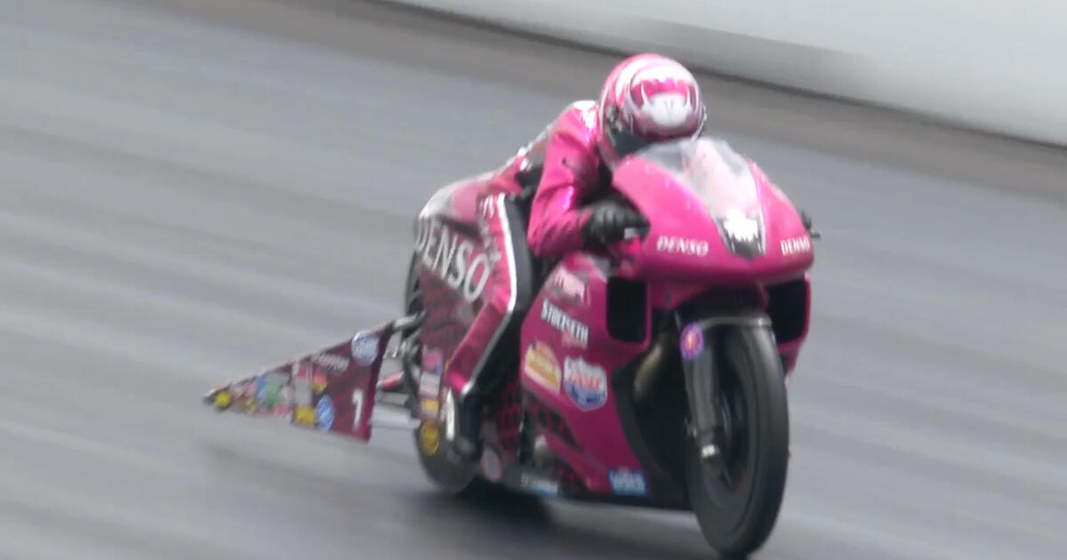 Angie Smith is the No. 1 qualifier in Pro Stock Motorcycle at the 2022 ...