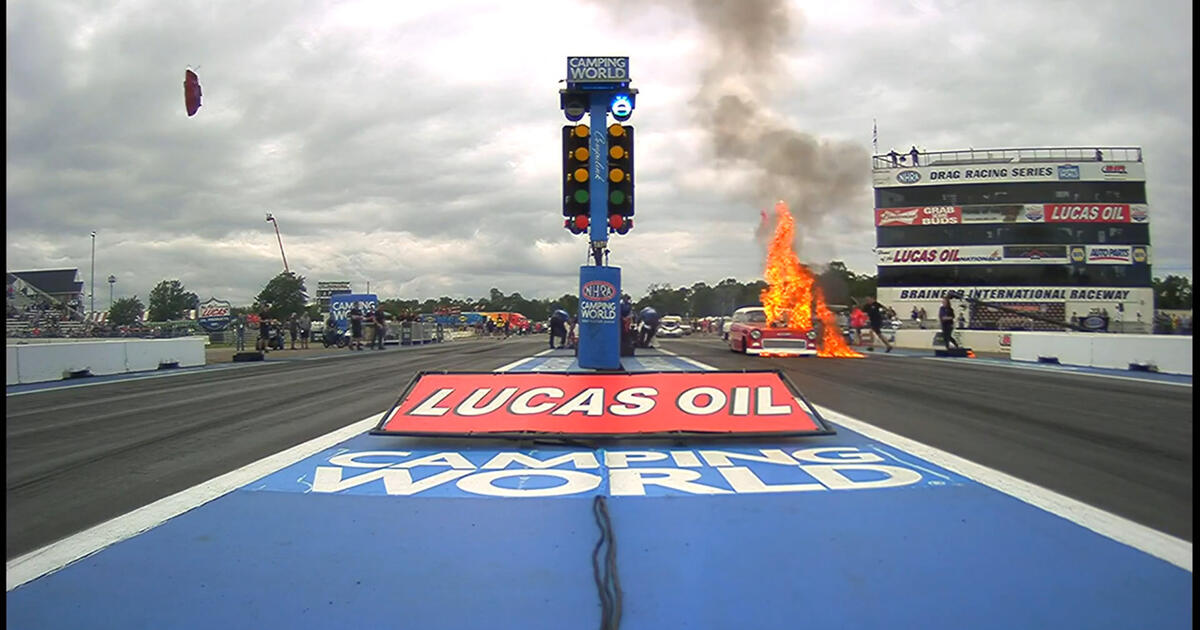 Curt Harshfield's nitrous explosion