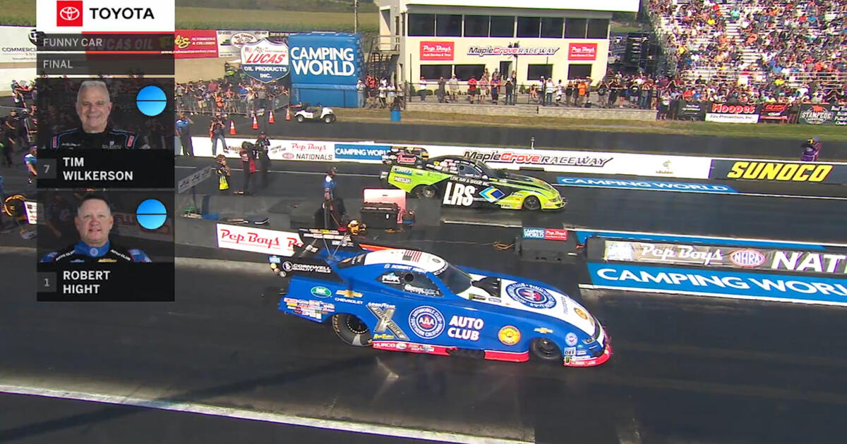 Robert Hight wins Funny Car at the 2022 Pep Boys NHRA Nationals