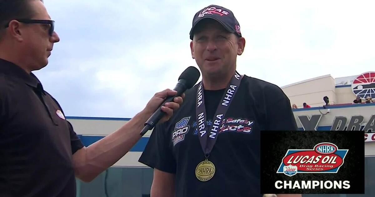 2022 Betway NHRA Carolina Nationals Top Dragster winner Jeremy Hancock