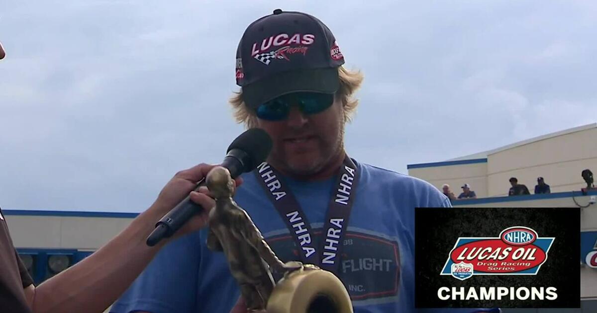 2022 Betway NHRA Carolina Nationals Super Gas winner Billy Upton