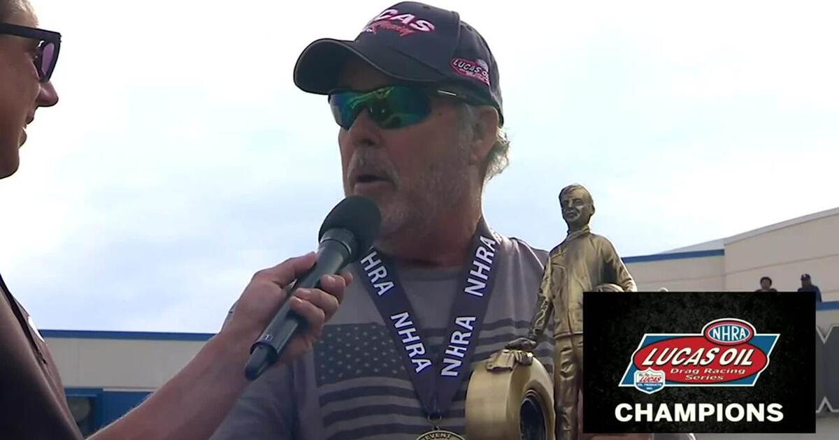 2022 Betway NHRA Carolina Nationals Super Comp winner Robert Houston