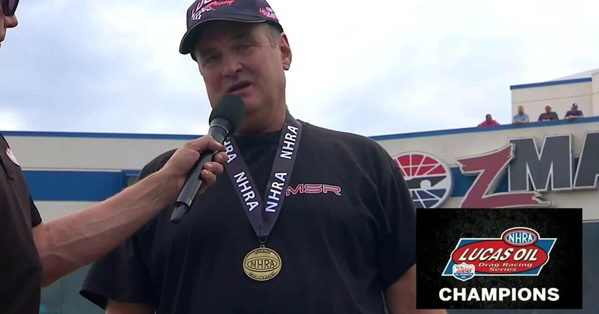 2022 Betway NHRA Carolina Nationals Top Sportsman winner Jerry Albert