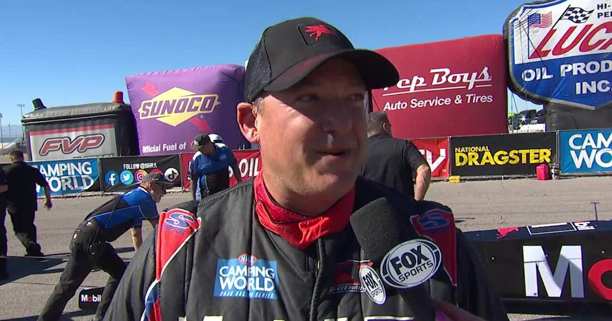 Tony Stewart's first NHRA pass