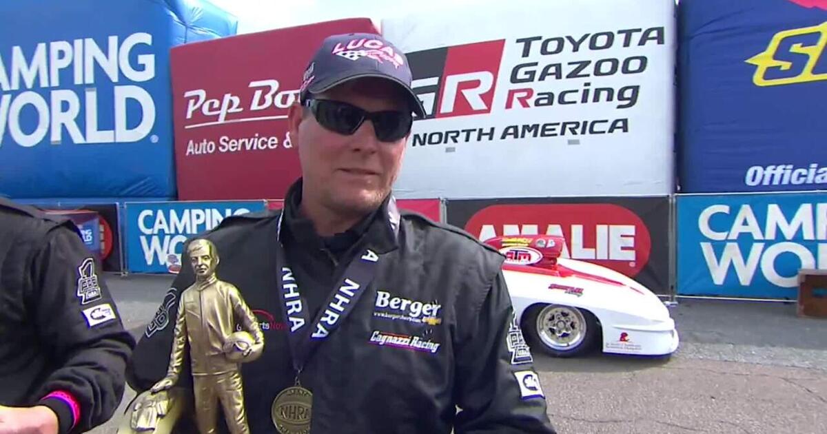 2023 Amalie Motor Oil NHRA Gatornationals Stock champ Jeff Strickland
