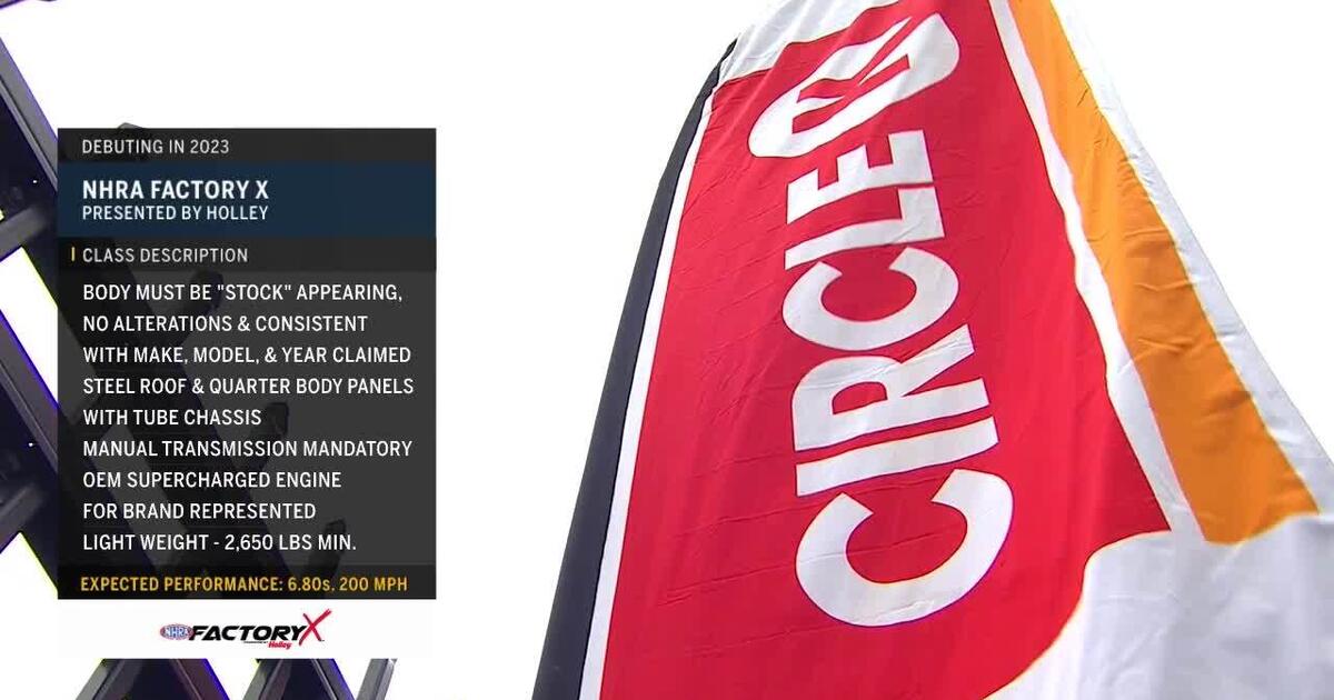 NHRA's Factory X class debuts in 2023