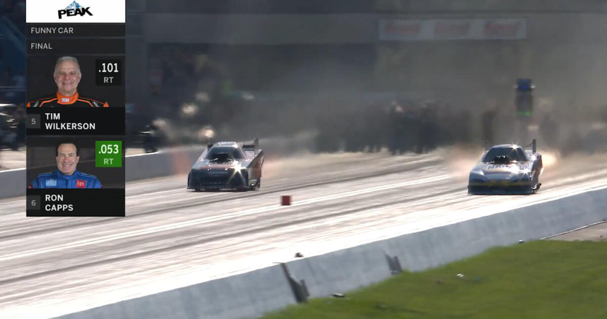 Tim Wilkerson wins Funny Car at 2023 Gerber Collision & Glass Route 66 ...