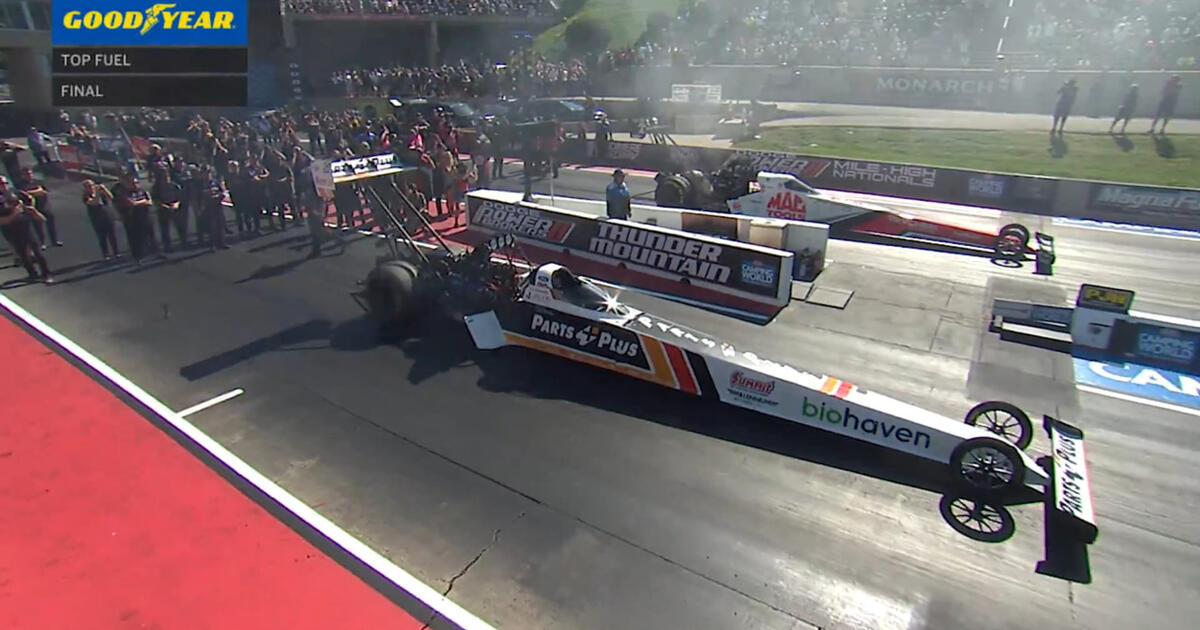 Clay Millican wins Top Fuel at the 2023 Dodge Power Brokers NHRA Mile ...